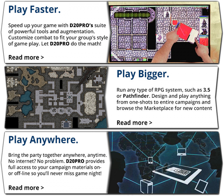 D20PRO | Play Faster. Play Bigger. Play Anywhere. | Virtual Tabletop VTT